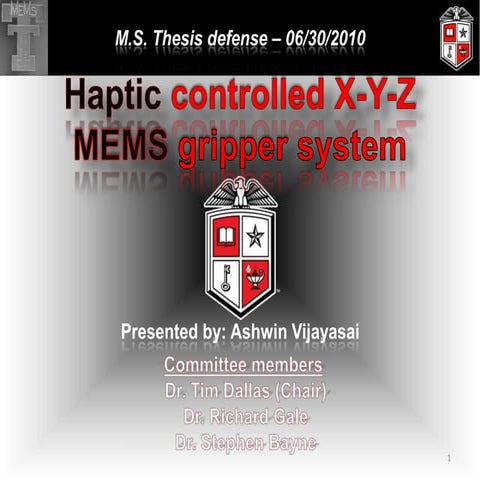 Three axis positioning system | PPTX