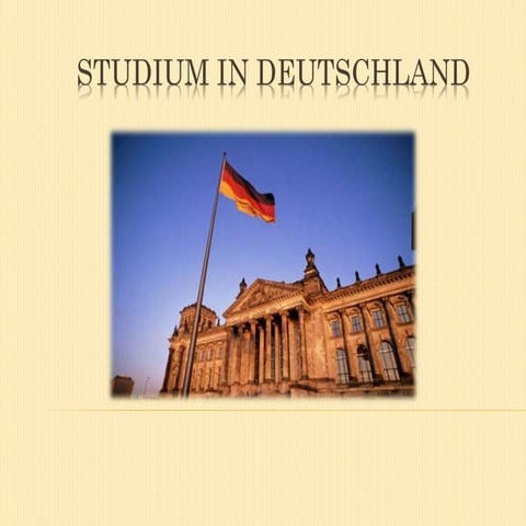 Masterstudium in Deutschland | PPT