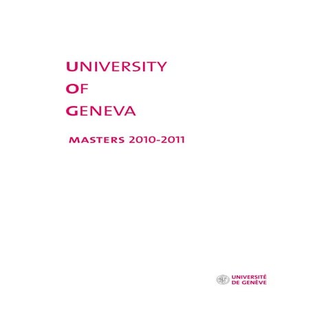 University of Geneva | PDF