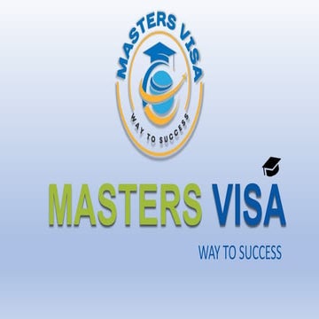Masters Visa Overseas Education Consultancy | PPT
