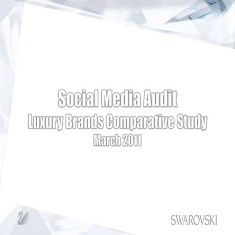 Comparative Brand Audit Sample | PPTX