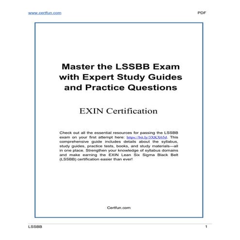 Master the LSSBB Exam with Expert Study Guides and Practice Questions.pdf