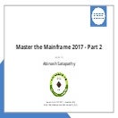 Master the mainframe 2017 - Part 2 finisher | PPT