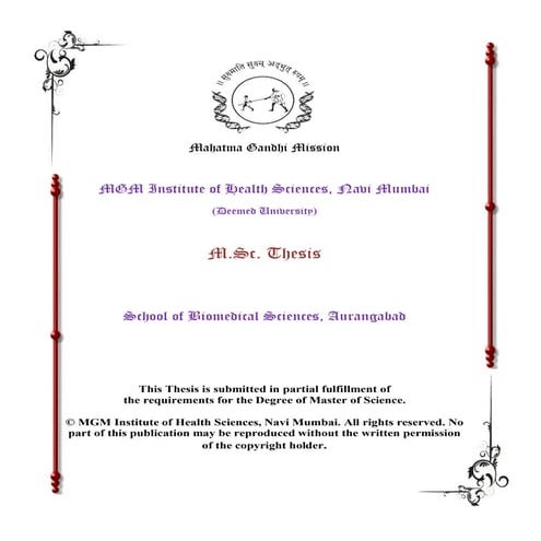 Master thesis clinical trial study | PDF