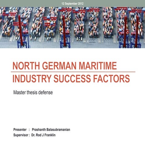 Master thesis defense_Balasubramanian | PPT