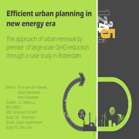 Efficient urban planning in new energy era | PPT