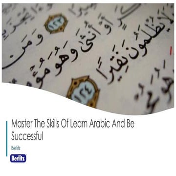 Speak Arabic - Learn Arabic for kids - Learning Arabic for beginners | PDF