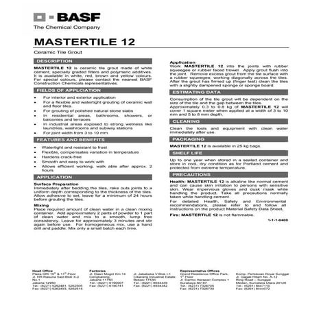 Mastertile 12 pds | PDF
