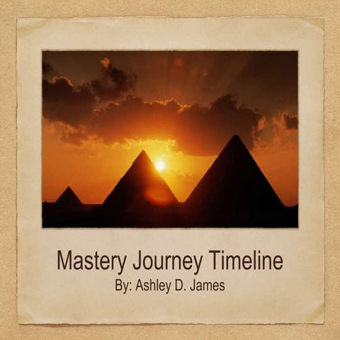 Mastery Journal Timeline | PPTX