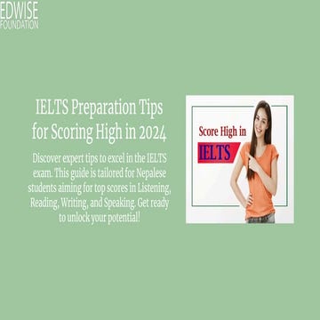 Master Your IELTS: Proven Strategies for Success in 2024. | PPT