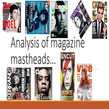 Masthead analysis | PPT