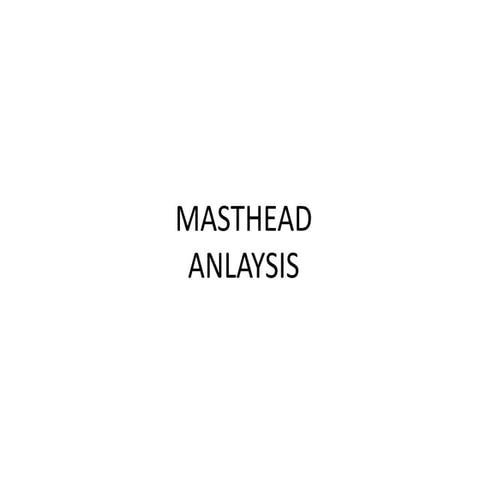 Music magazine names & mastheads | PPTX