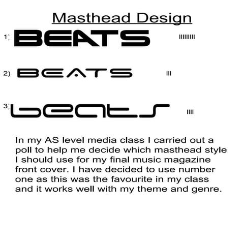 Masthead design | PPT