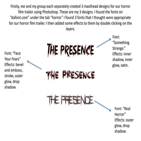 Masthead design powerpoint | PPTX