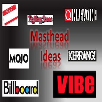 Mast head names | PPT