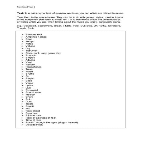 Masthead title ideas | PDF