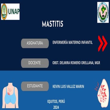 mastitis aguda. presentacion de ginecologia | PPTX