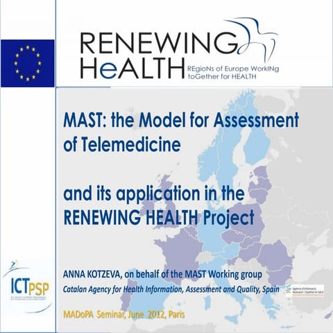 MAST and its application in RENEWING HEALTH | PPTX