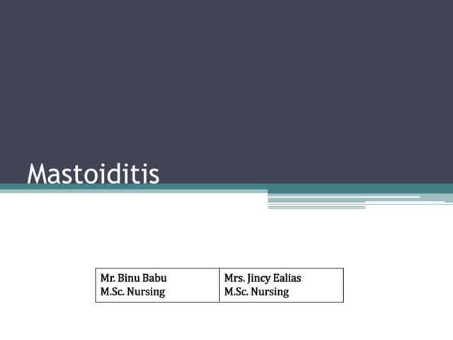 Mastoid Process | PPTX