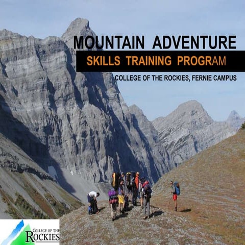 Mountain Adventure Skills Training Program | PPTX