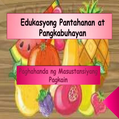 3 pangkat ng pagkain | PDF