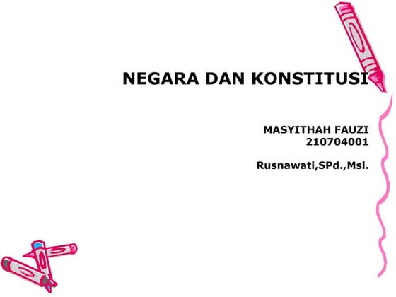 Konstitusi negara indonesia | PPT