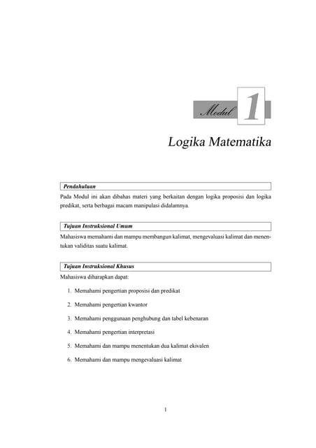 powerpoint logika matematika | PPT