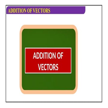 Comprehensive Guide to Vector Addition and Properties in Mathematics | PPT