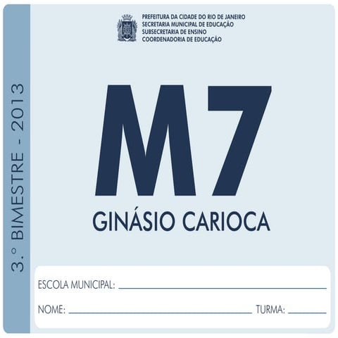 Mat7 3 bim_aluno_2013 | PDF