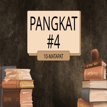 MATAPAT-MODYUL 7.parabula at maikling kwento | PPTX