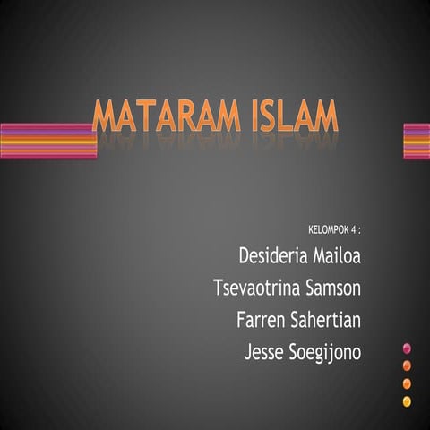 Mataram ISLAM | PPTX