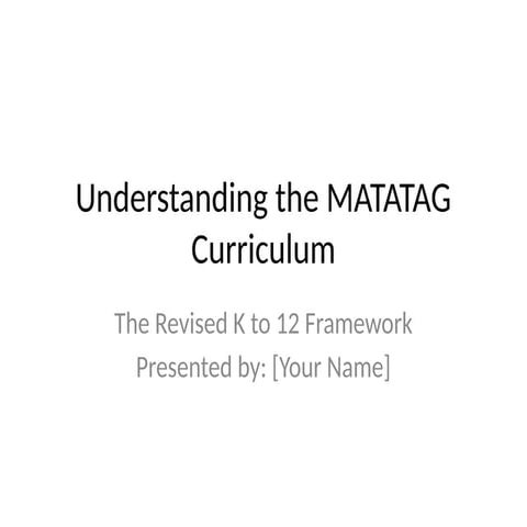 Features of MATATAG Curriculum DepEd.pptx