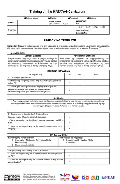 MATATAG LESSON PLAN IN ARALING PANLIPUNAN 7 | DOCX