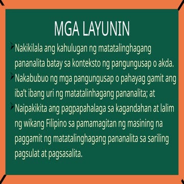 Paghihimig, Pag-uulit, Pagdaramdam, Pagtawag | PPTX