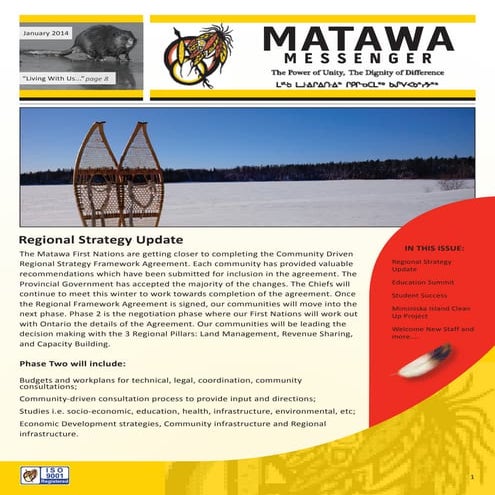 Matawa Messenger Redesign | PDF
