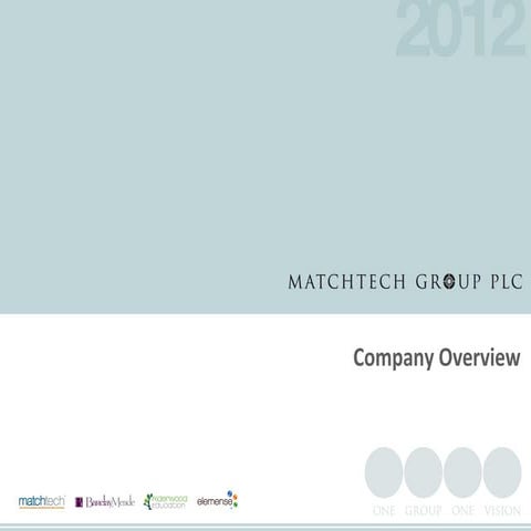 Matchtech Group Plc Group Overview | PPT