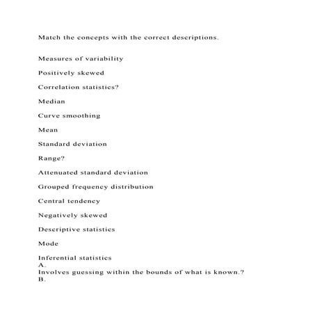 Match the concepts with the correct descriptions.Measures of v.docx