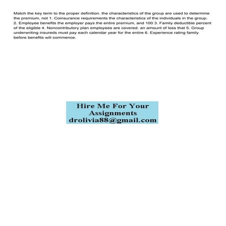 Match the key term to the proper definition the characteris.pdf