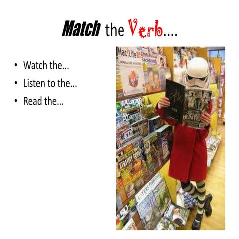 Match the verb | PPTX