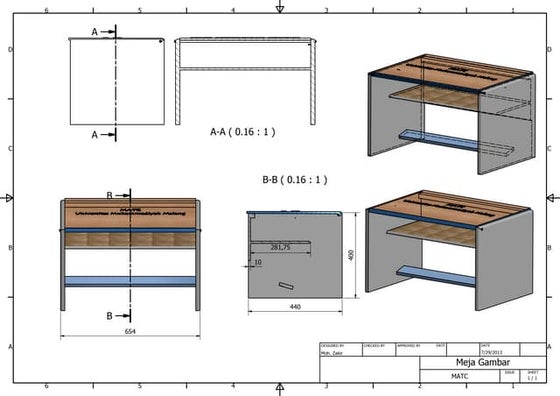 Meja Komputer MZ | PPT