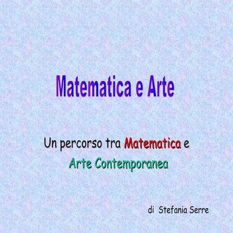 Matematica e arte | PPT | Modern Art | Fine Art