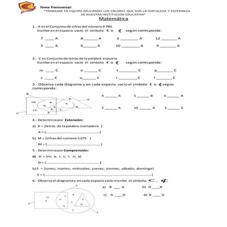 Matematica 3er grado (1) | DOCX