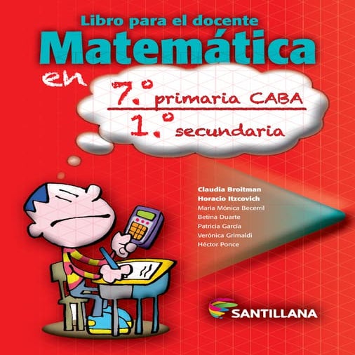 Matematica en 7 docente | PDF