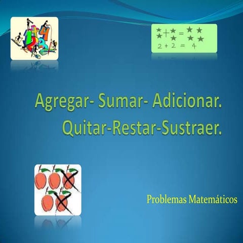 Matematica suma y resta | PPTX