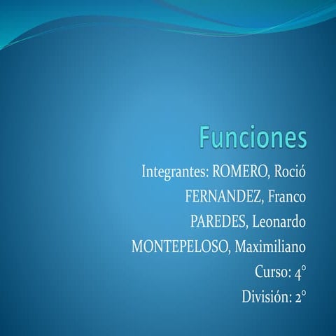 Matematica Funciones | PPTX