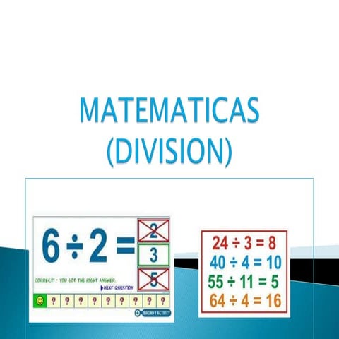 Matematicas (division) | PPTX