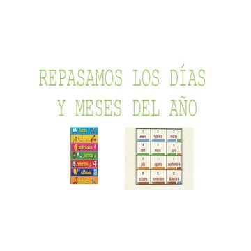MATEMATICAS MIERCOLES ppt dias de la semana y meses del año.pptx