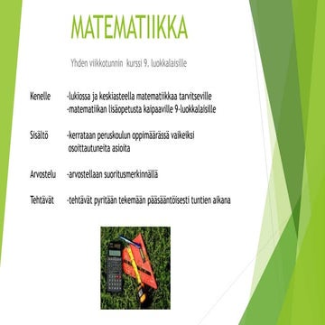 Matematiikka | PPTX