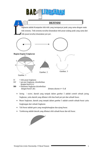 Circumference and Area of a Circle Maths Presentation in Blue Yellow ...