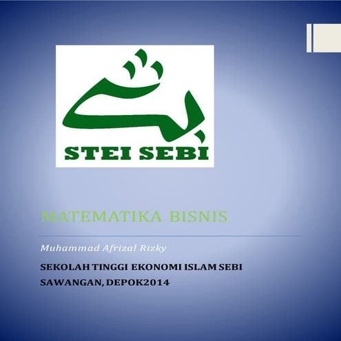 Paper Program Linier | DOCX